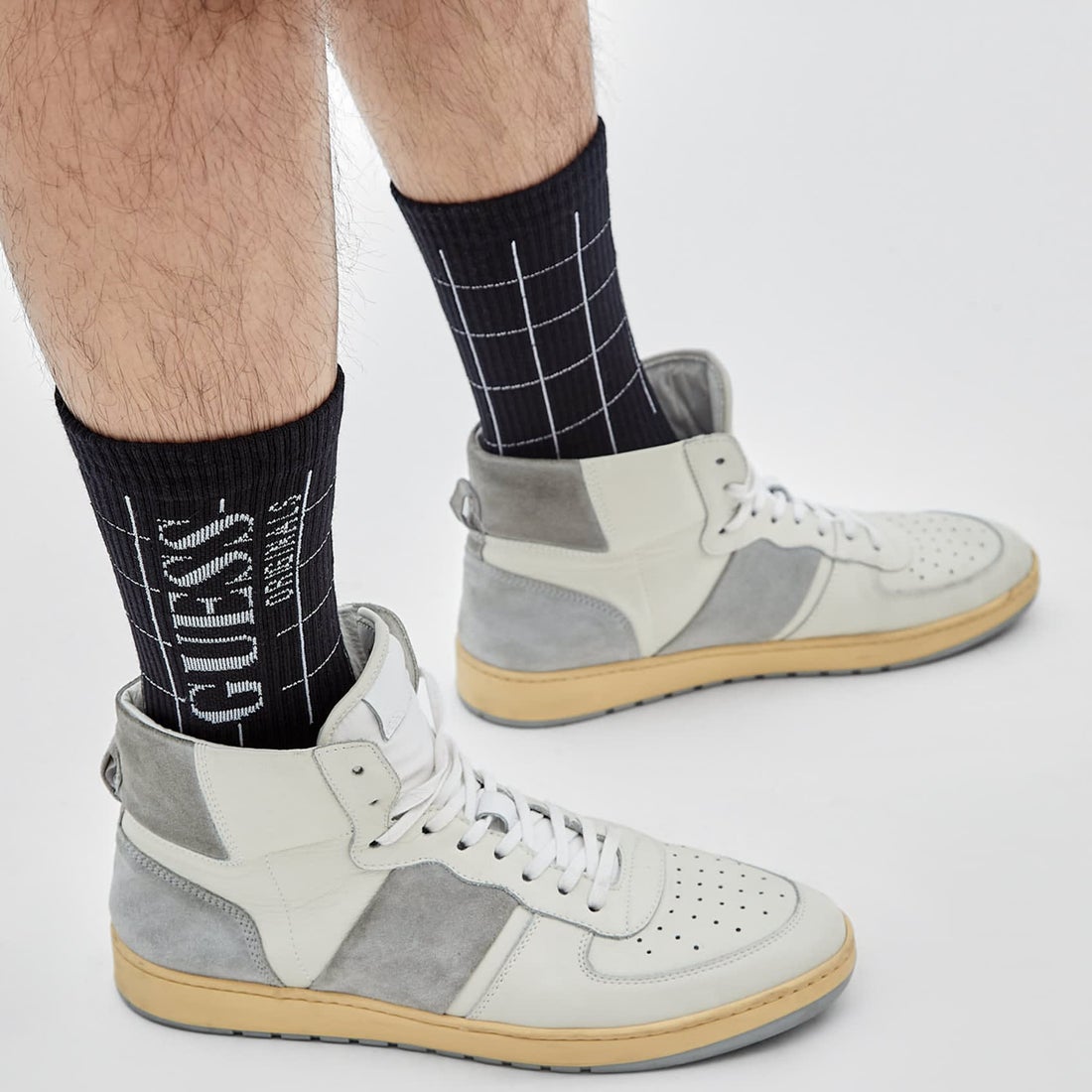 ゲス GUESS GUESS Originals Grid Crew Socks （JBLK） レッグウェア ソックス/靴下 - ファッション ...